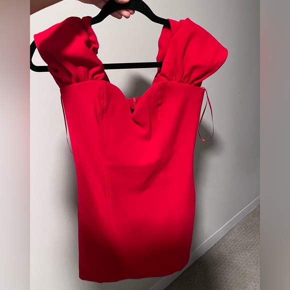 Dresses | Red Zara Dress Brand New With Tag | Poshmark